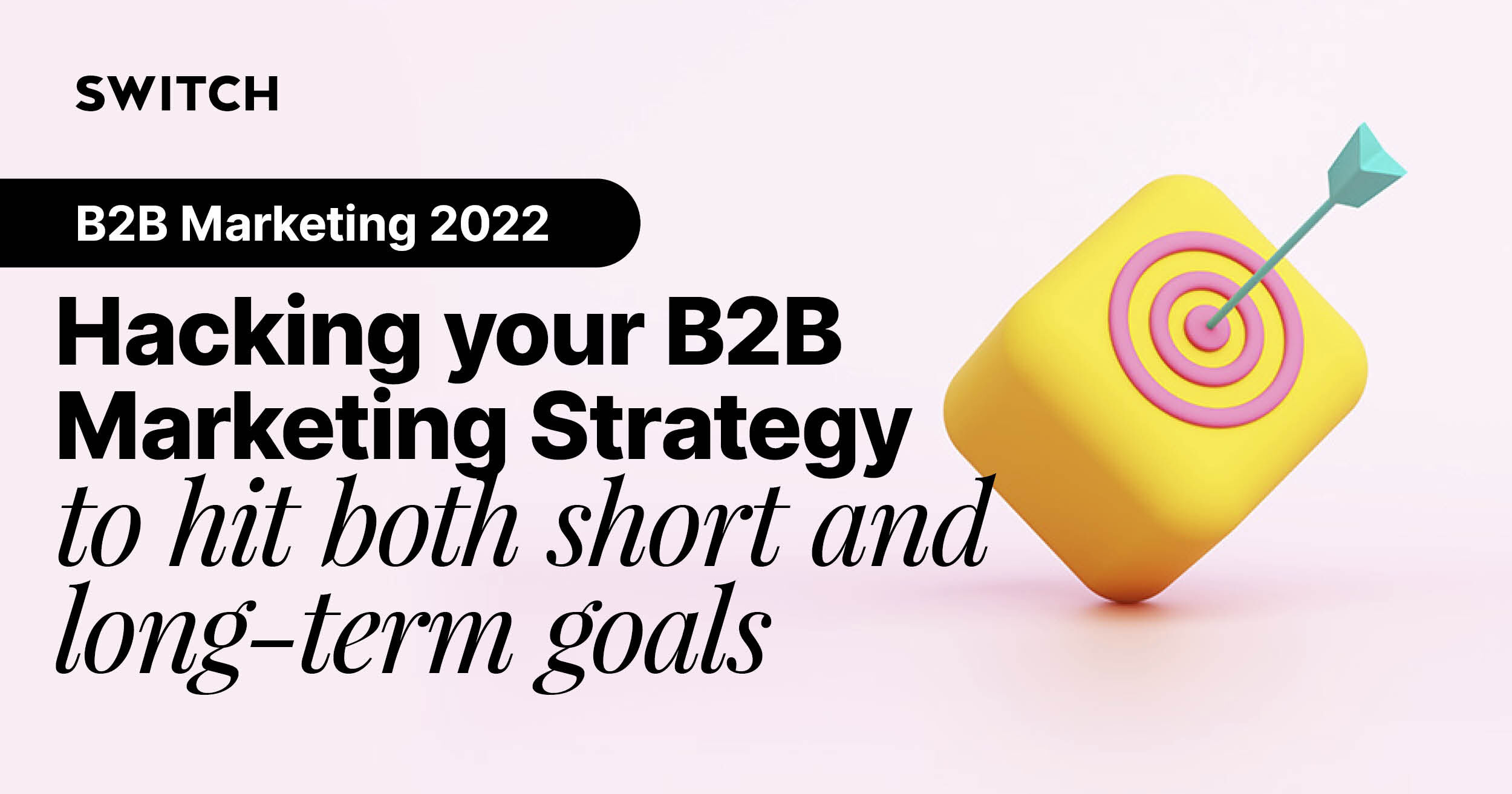 Hacking your B2B Marketing Strategy - Switch - Digital & Brand
