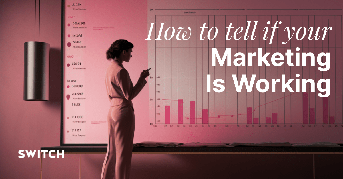 How to Tell If Your Marketing is Working - Switch - Digital & Brand
